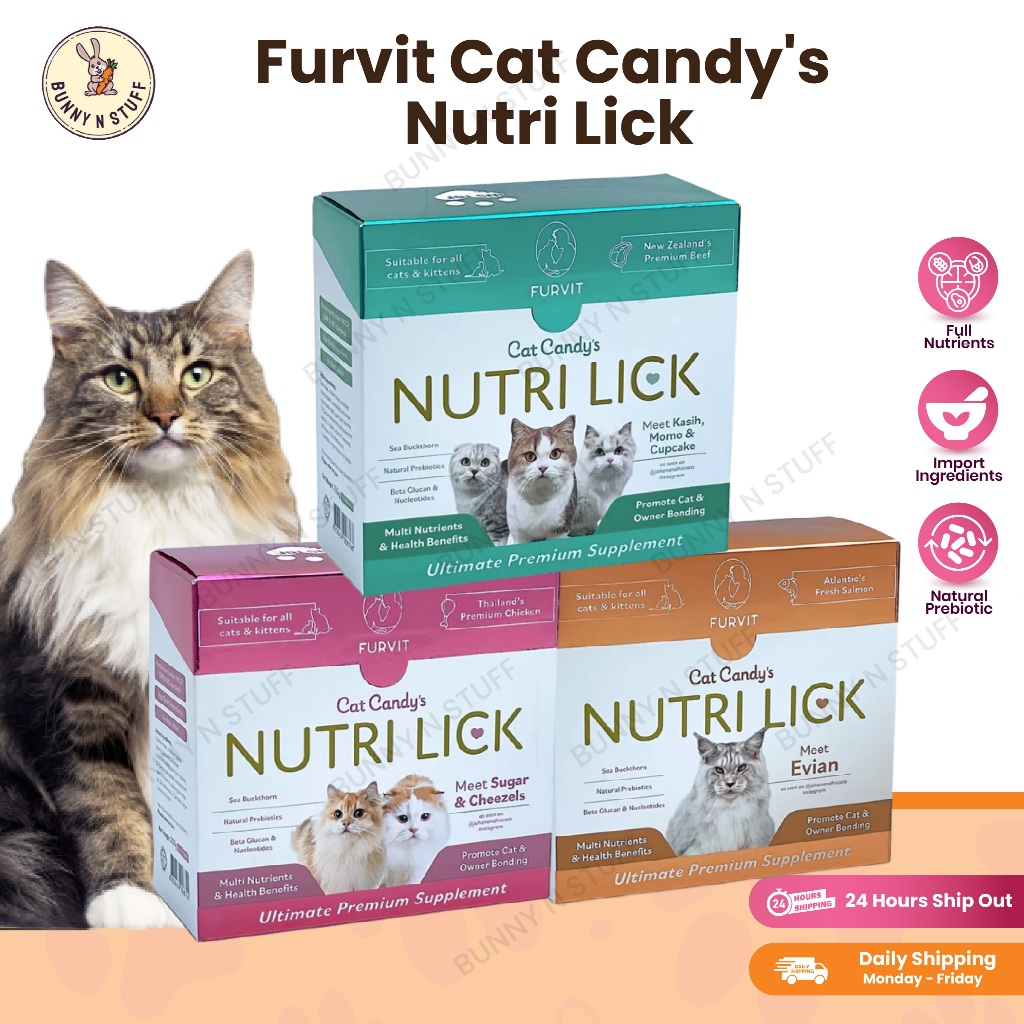Furvit Cat Food Cat Candy's Nutri Lick Ultimate Premium Supplement ...