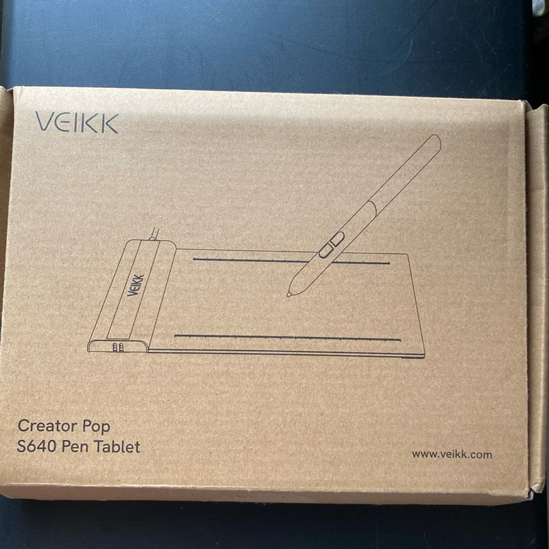 Second Hand VEIKK S640 Drawing Tablet 6x4 Inch Pen Tablet | Shopee Malaysia