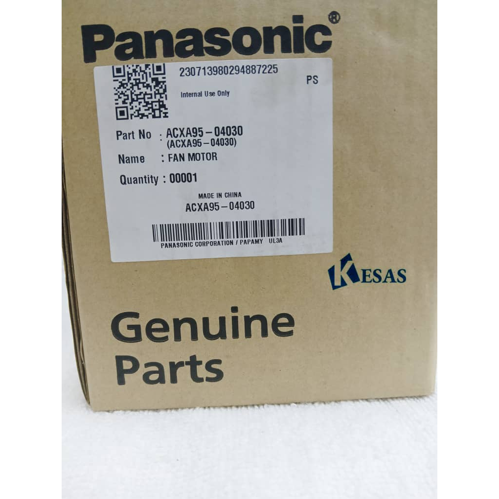 100% ORIGINAL PANASONIC AIRCOND FAN MOTOR ACXA95-04030 CU-PV18VKH ...