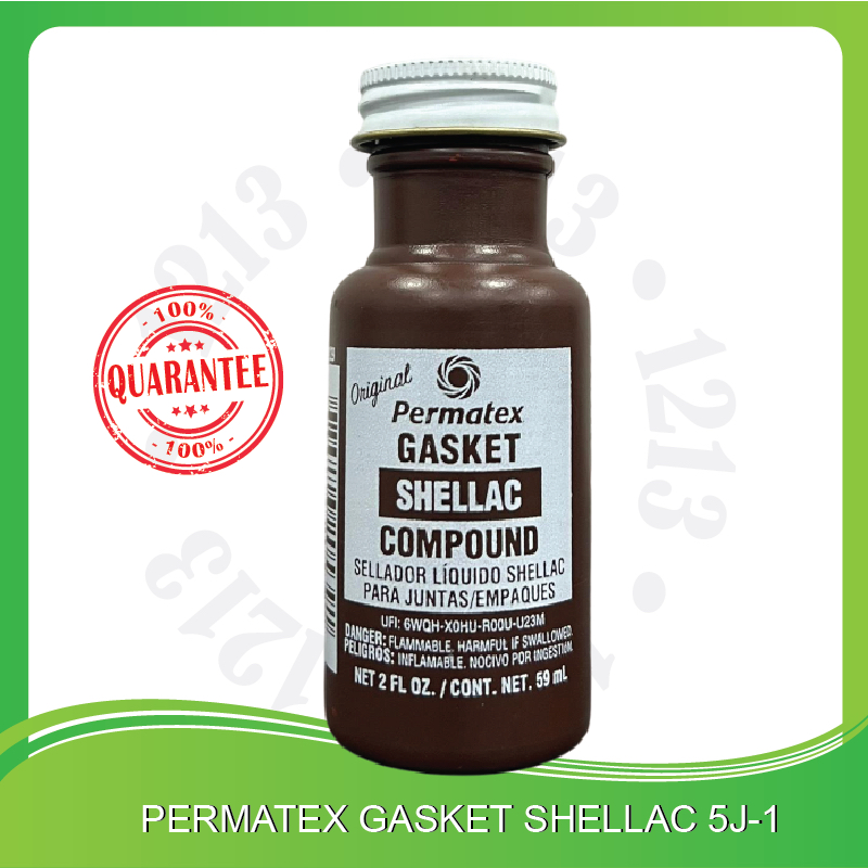 ORIGINAL PERMATEX CYLINDER HEAD GASKET SHELLAC COMPOUND ENGINE CYLINDER ...