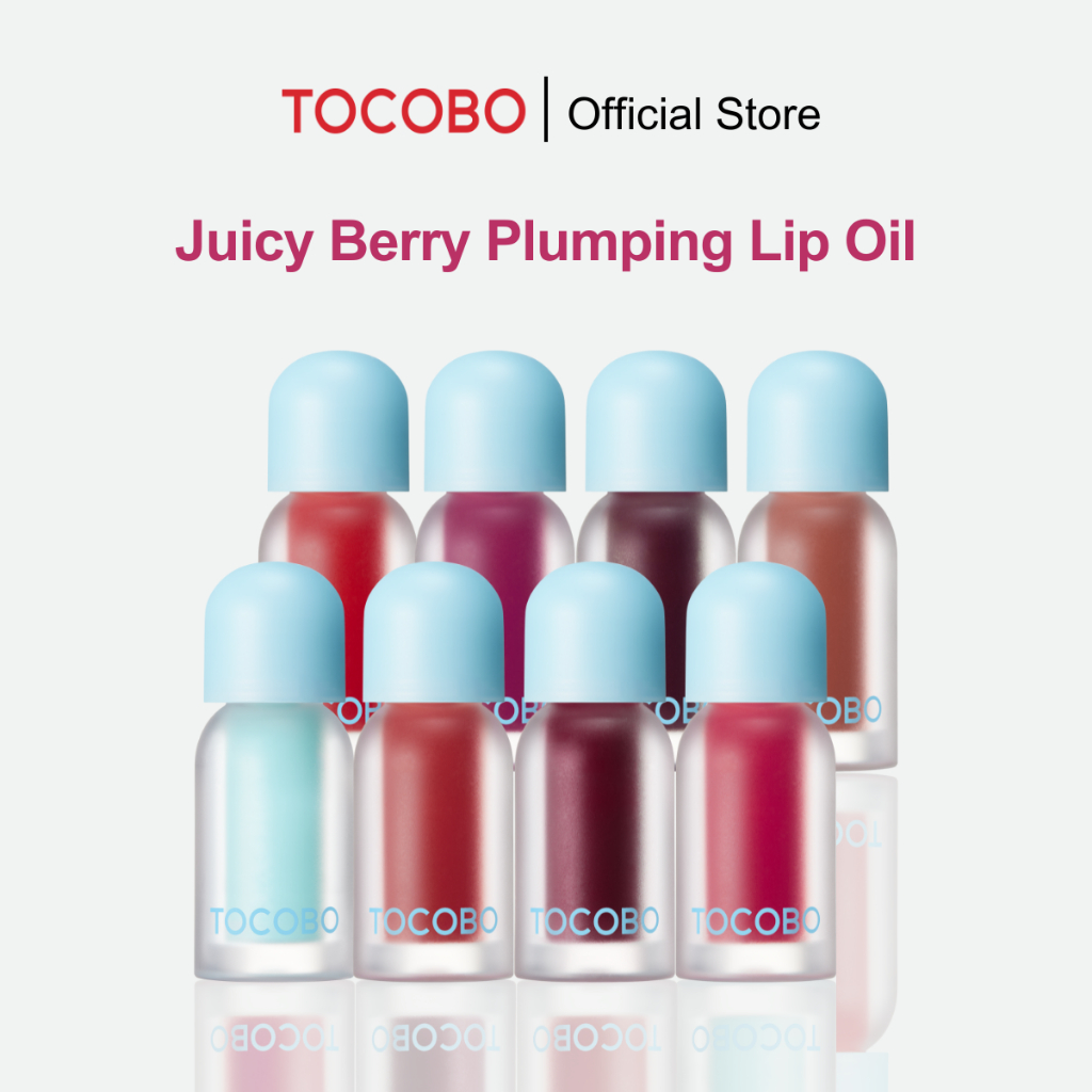 TOCOBO Juicy Berry Plumping Lip Oil Glam Max (8 colors) | Shopee Malaysia