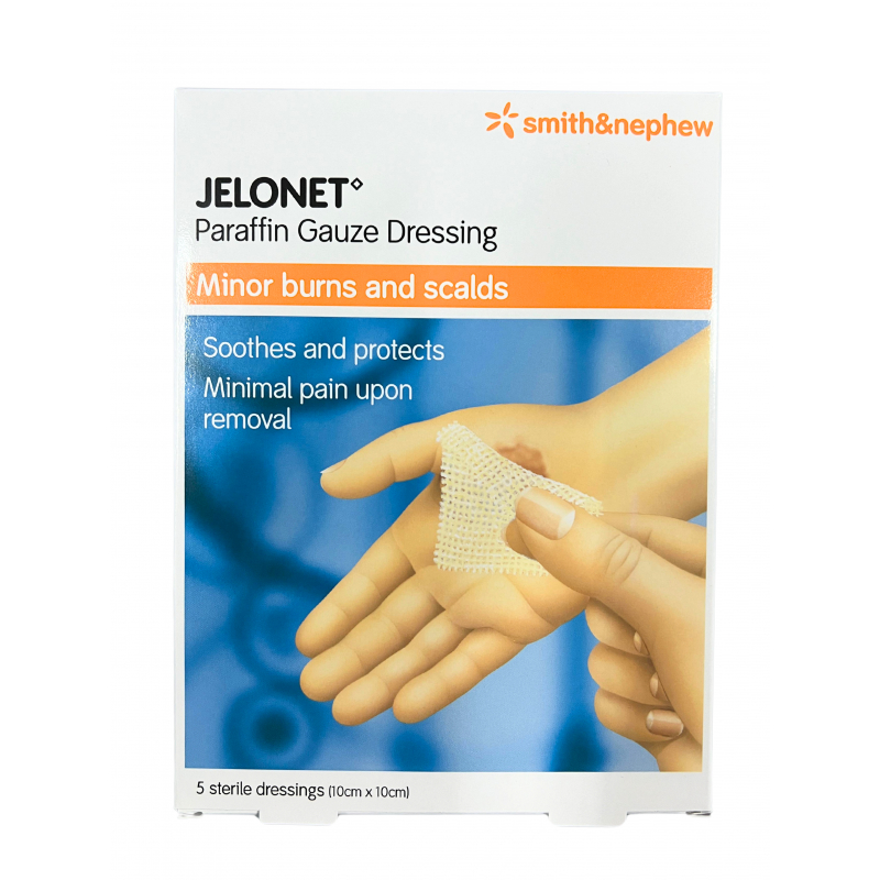 Smith & Nephew Jelonet Parafin Gauze Dressing (5 sterile dressings 5cm ...