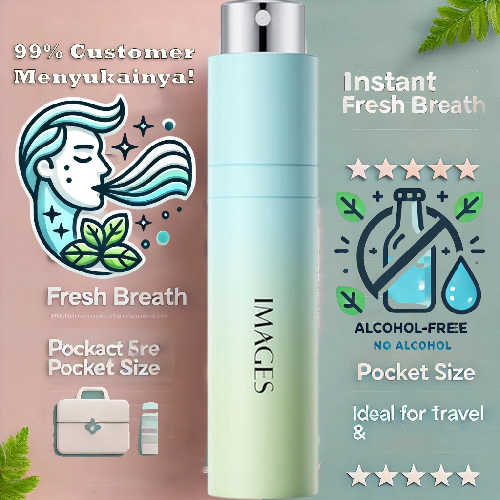 Mouth Spray Pewangi Mulut Wangi Halal Breath Spray Pewangi Mulut Nafas ...