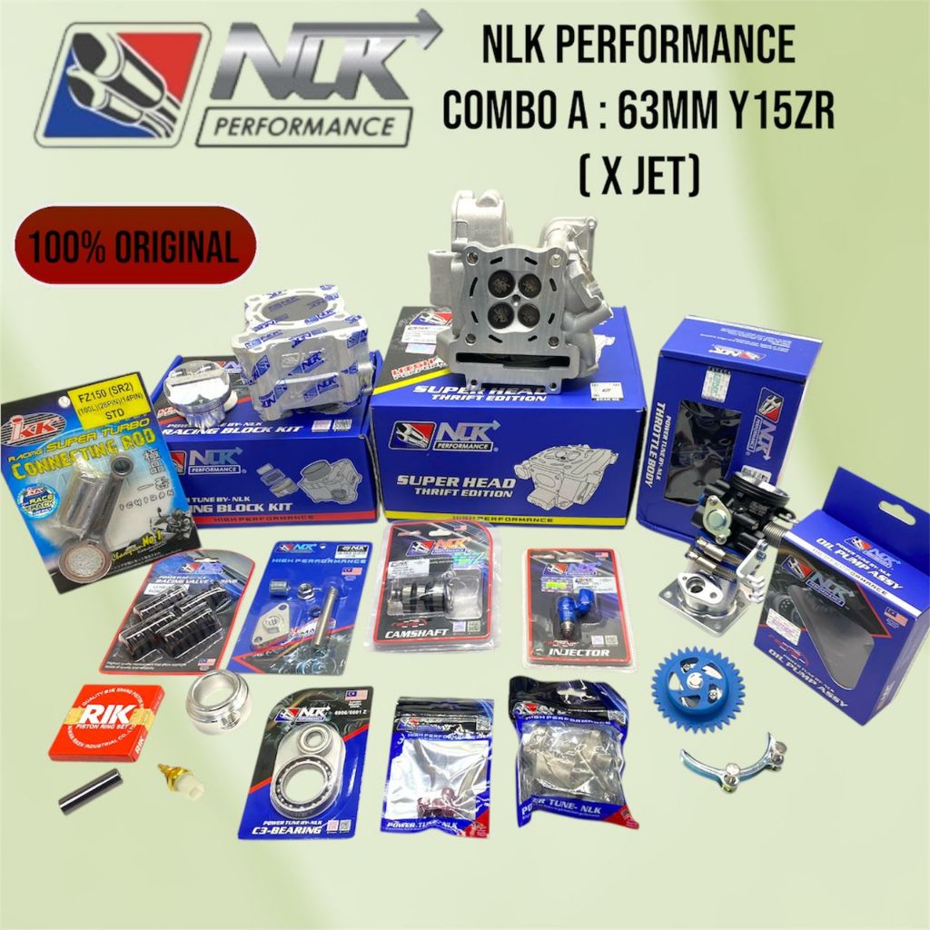 COMBO NLK PERFORMANCE FULL SPEC 63MM , 65MM X JET Y15ZR | Shopee Malaysia