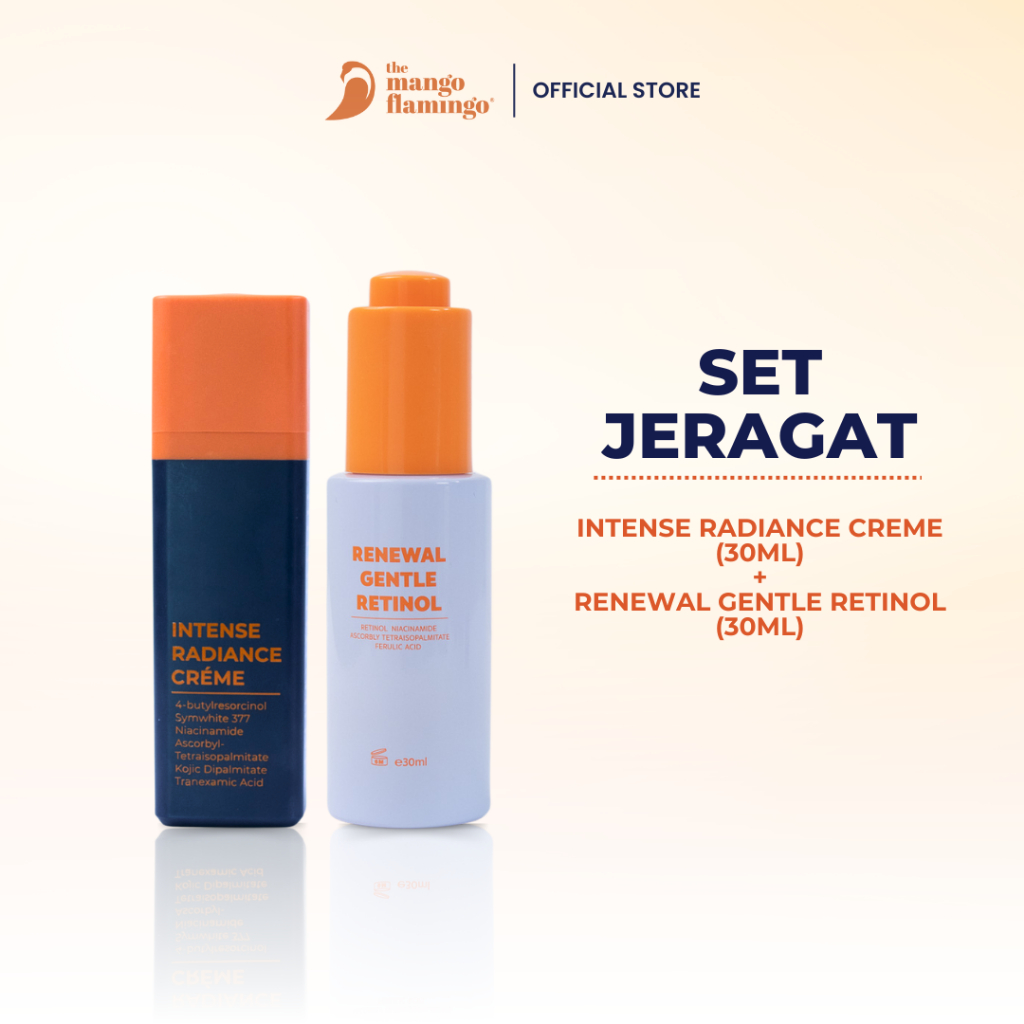 The Mango Flamingo Set Jeragat - Intense Radiance Creme (IRC) + Renewal ...