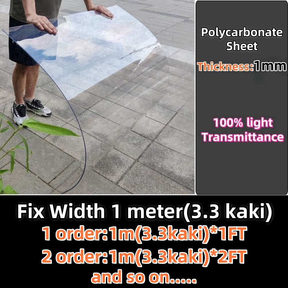Polycarbonate Roofing Sheet / Atap Cerah Lutsinar Rata / Greenhouse ...