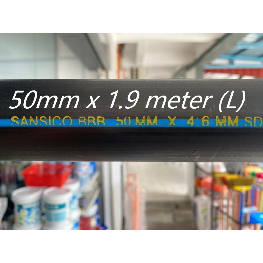 SANSICO/BBB PN16 SDR11 STRAIGHT POLY PIPE PE100 | Shopee Malaysia