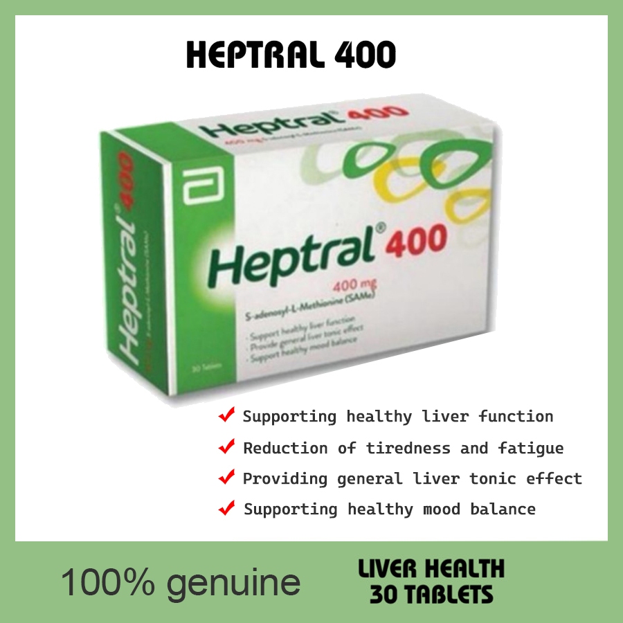HEPTRAL 400MG TAB 30S Support Healthy Liver Function | Shopee Malaysia