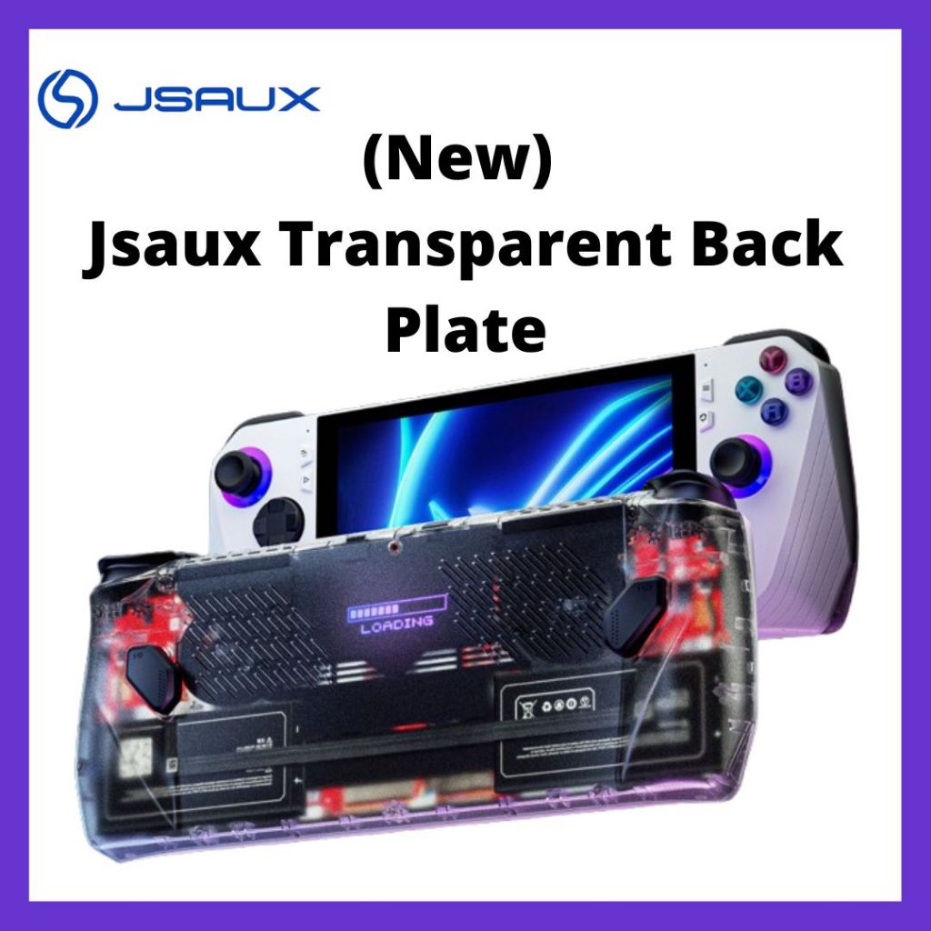 (NEW) JSAUX ROG ALLY Transparent RGB Case Back Plate | Shopee Malaysia