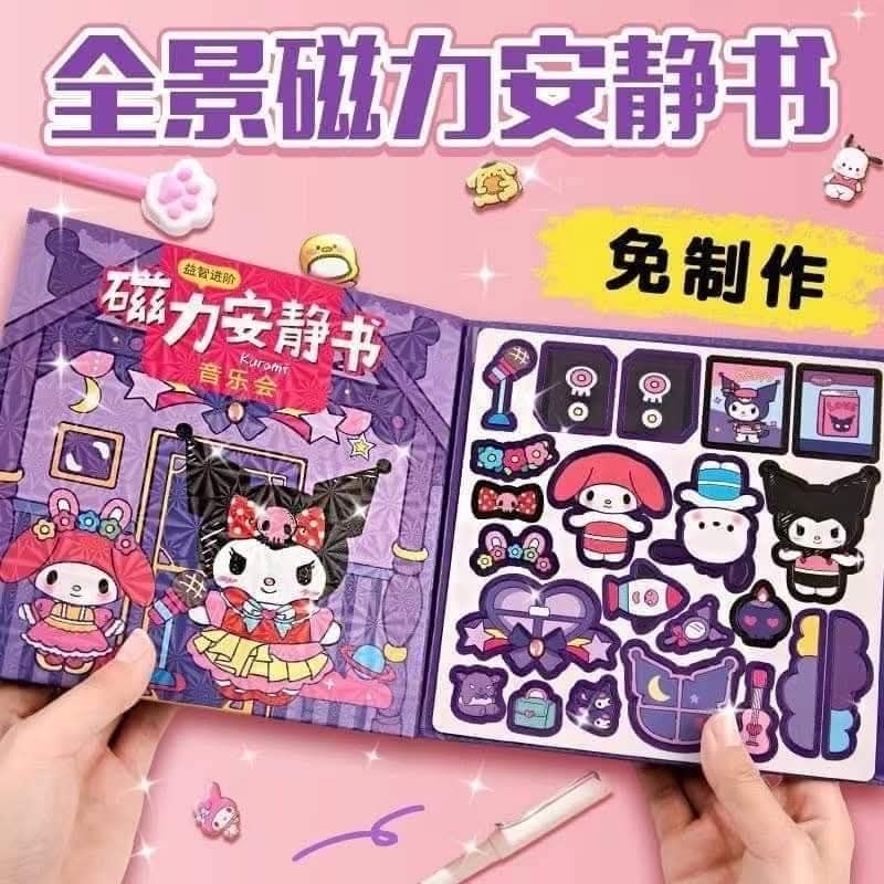KT4147 【Set Of 6】Magnetic Quiet Book 磁力安静书 Buka Tenang Magnetik ...