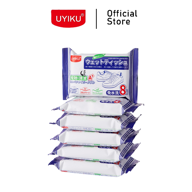 UYIKU White Shoe Cleaning Wipes (6 Pcs/Pack) | Shopee Malaysia