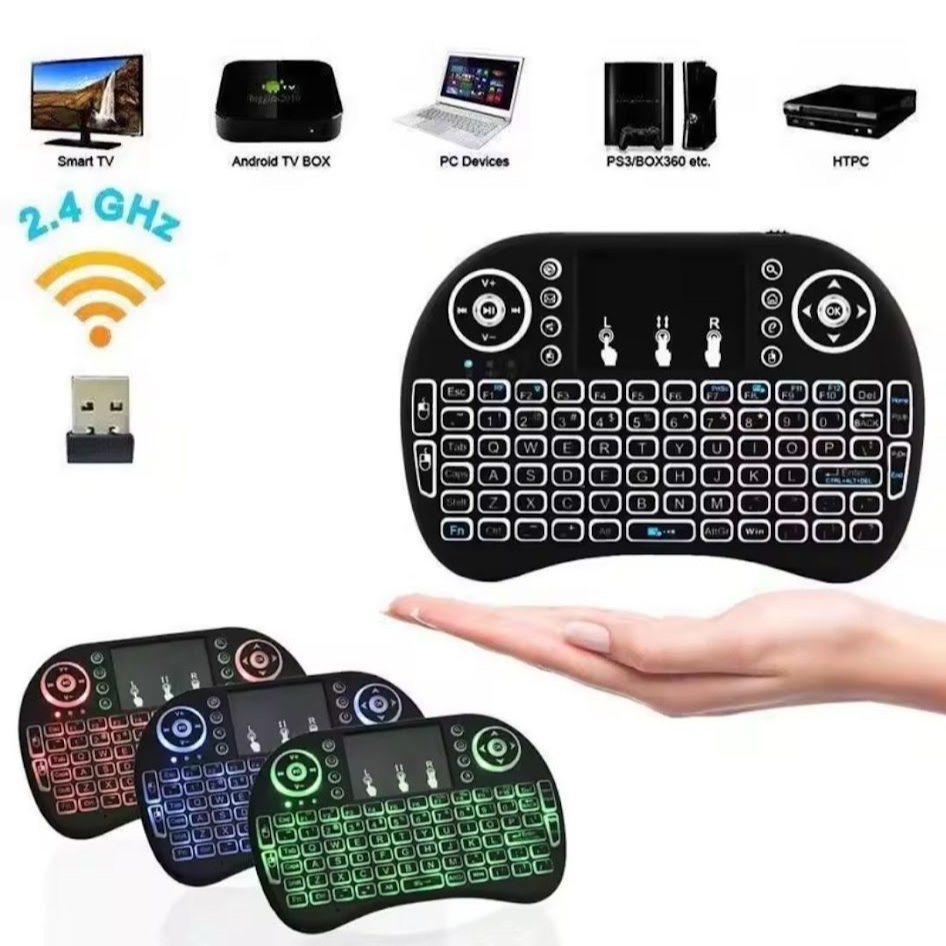 Mini Keyboard Mouse i8 2.4Ghz Wireless Touchpad Keyboard and Mouse For ...