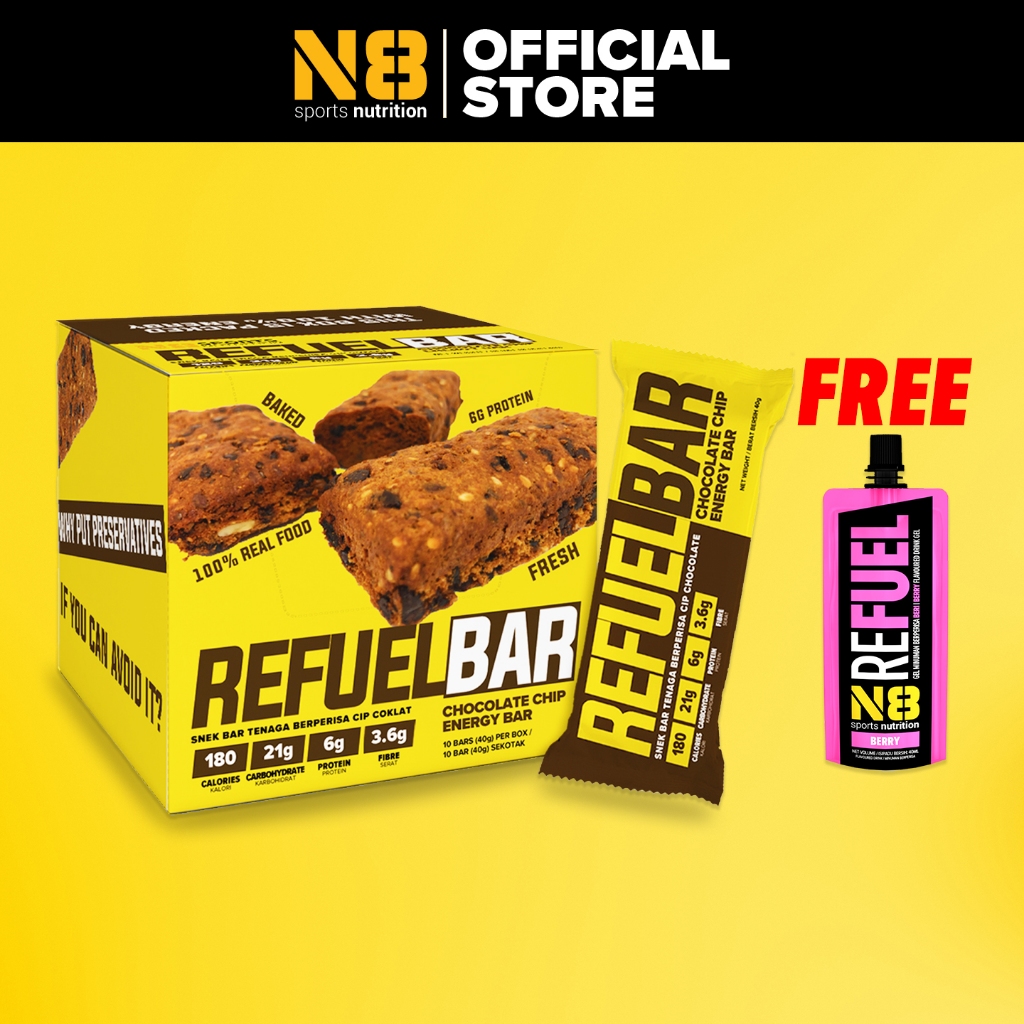 N8 Refuel Energy Bar 10/box | Shopee Malaysia