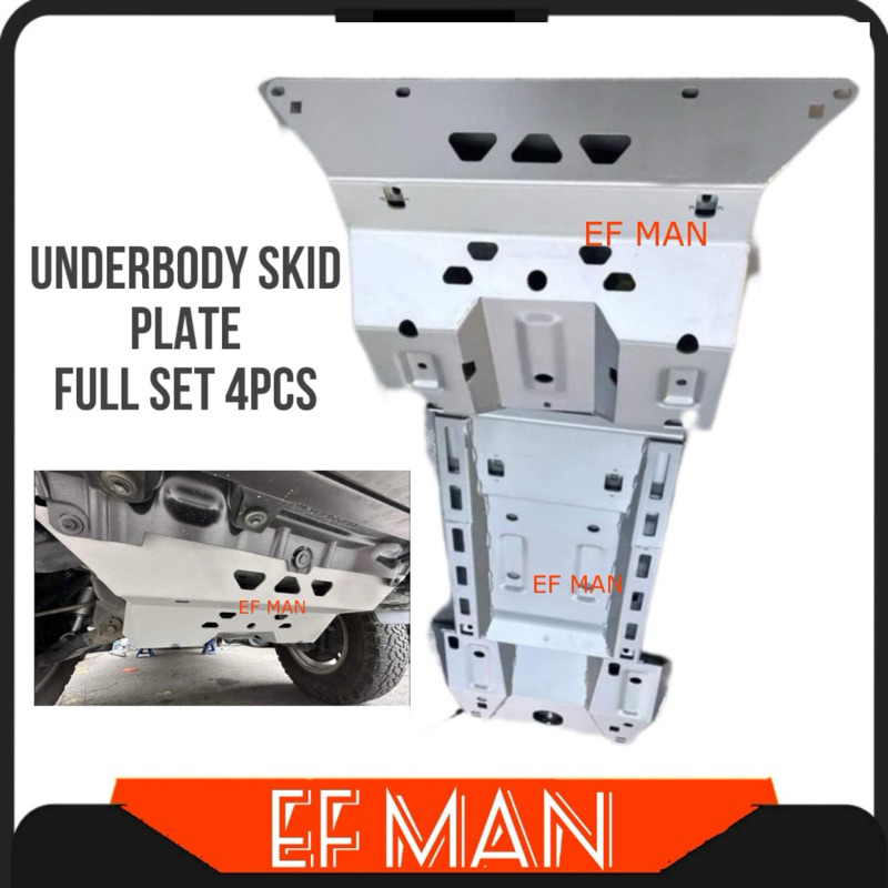 UNDERBODY SKID PLATE FULL SET 4PCS REVO ROGUE TRITON ENGINE GUARD STONE ...