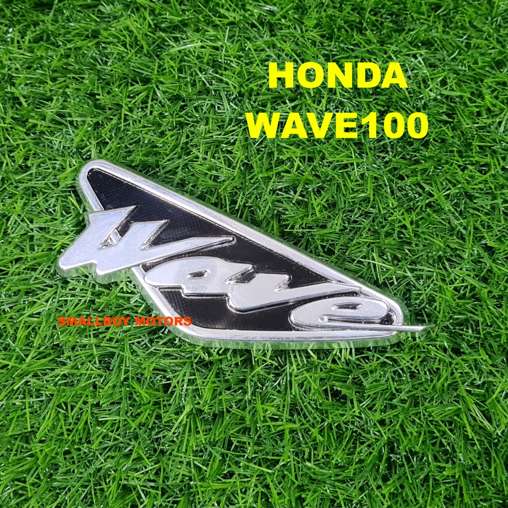 HONDA WAVE100 LOGO EMBLEM LAMBANG DEPAN FRONT PANEL HORN COVER SET WAVE ...