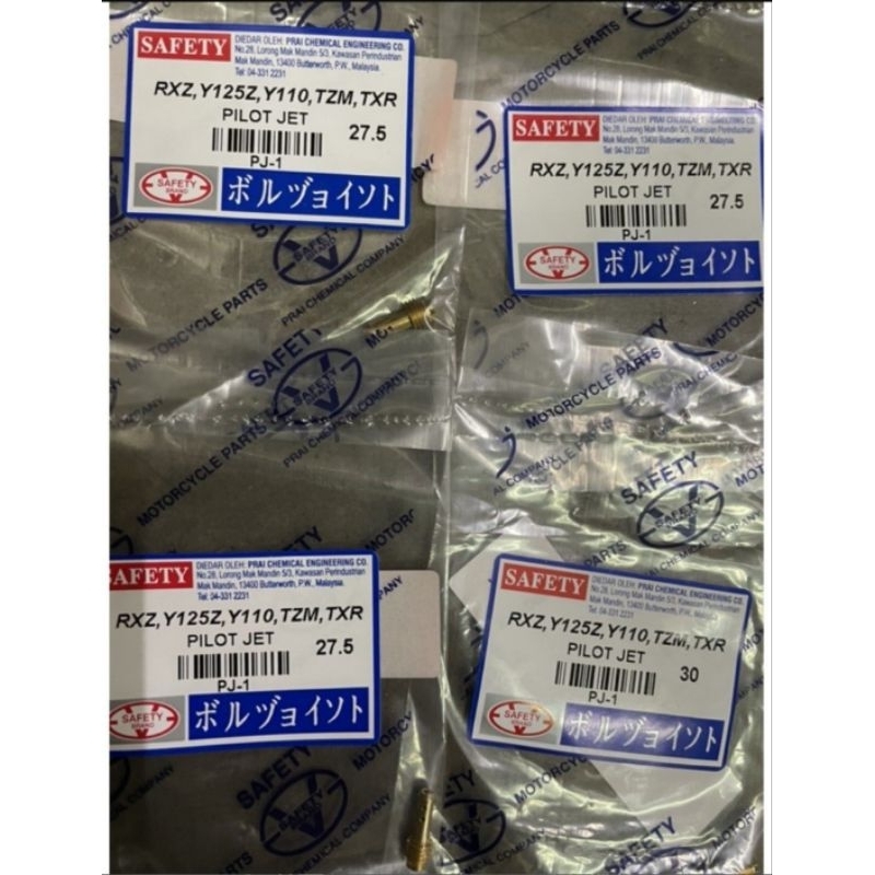 MAIN JET SAFETY RXZ/Y125ZR/TXR/TZM(310-360) | Shopee Malaysia