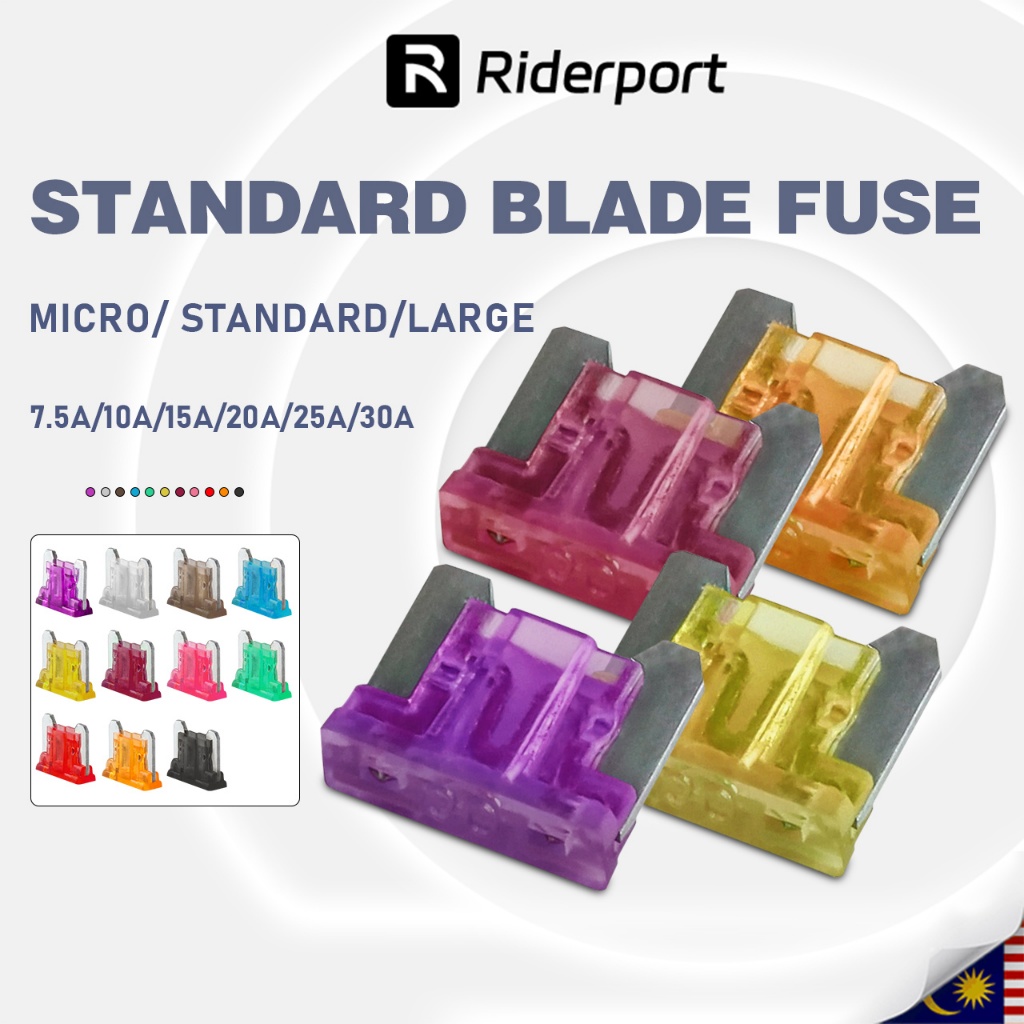 Assorted Car Medium Blade Fuse Tap Adaptor Fuse Holder No Modified Fuse ...