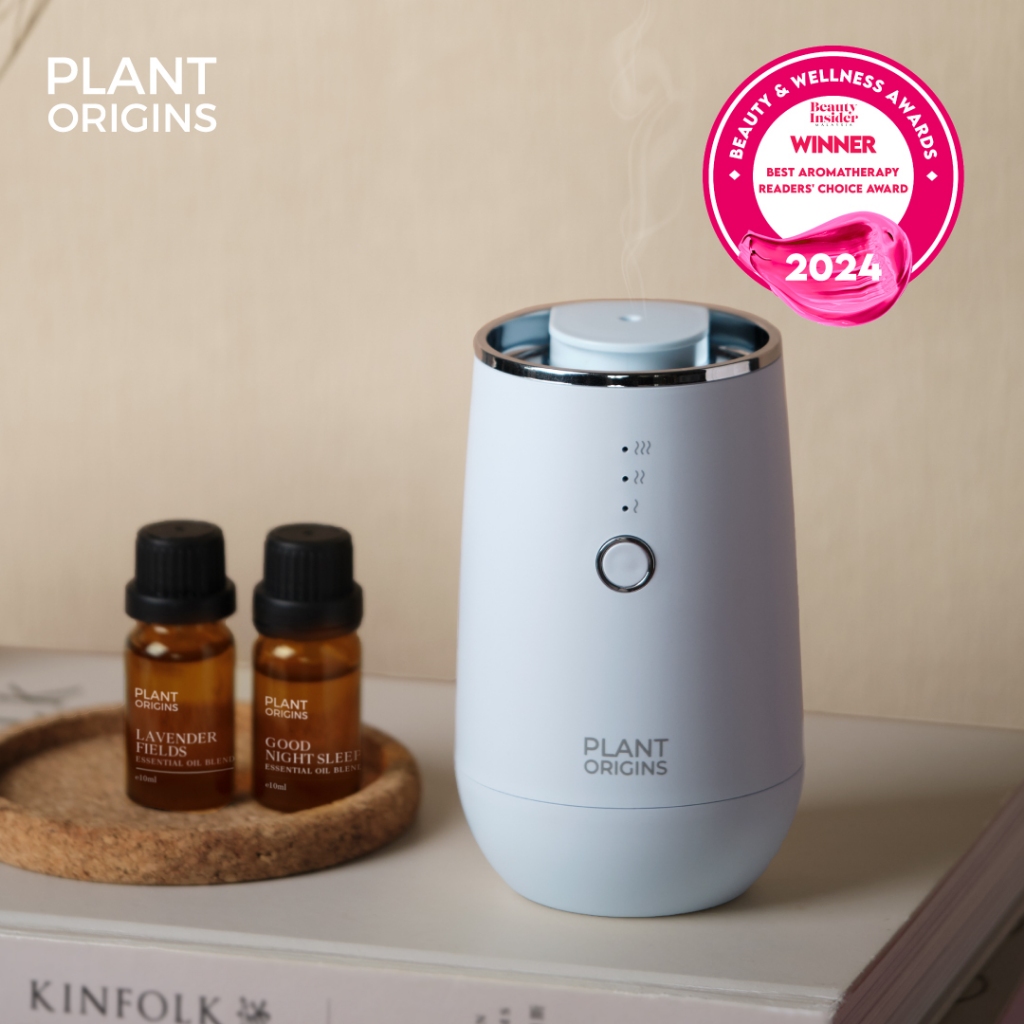 Plant Origins Aromatherapy Portable Nebulizing Diffuser - Winter Blue ...