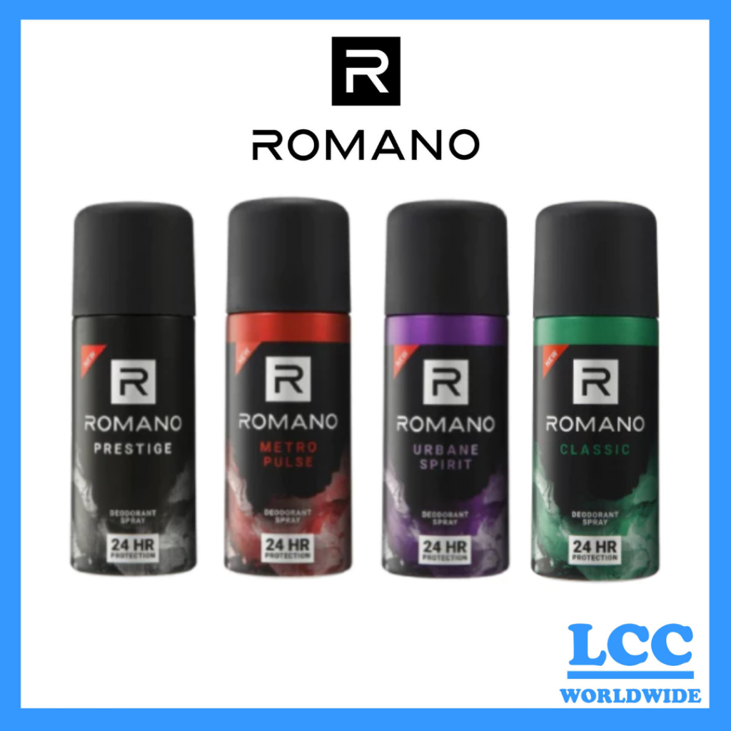Romano Deodorant Body Spray 150ml | Shopee Malaysia