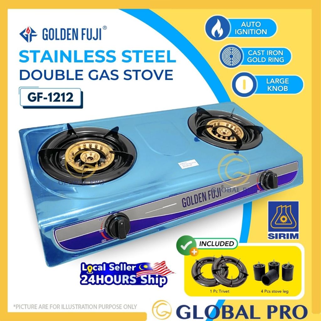 Golden Fuji Gas Cooker Gas Regulator Stove Gas Stove Dapur Gas ...