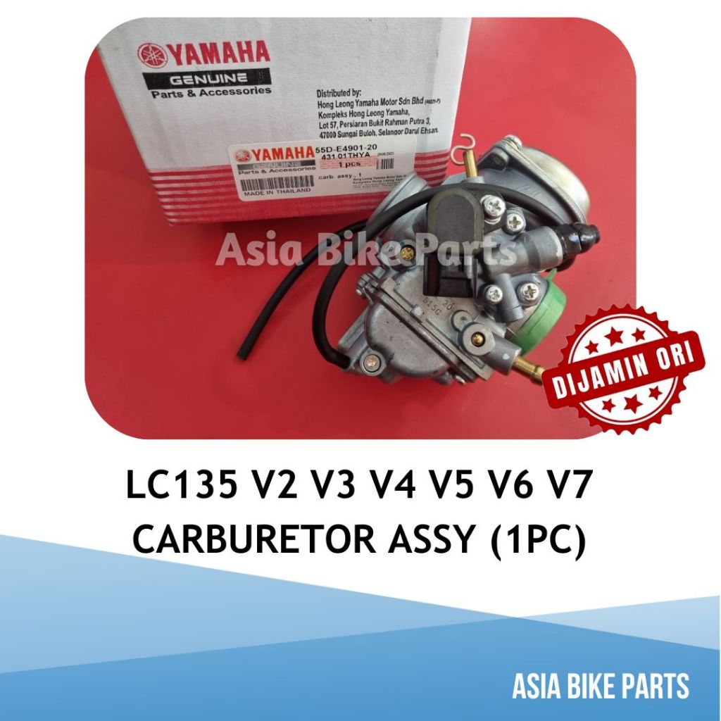 Yamaha Original LC135 V2 V3 V4 V5 V6 V7 Carburetor Assy - 55D-E4901-20 | Shopee Malaysia