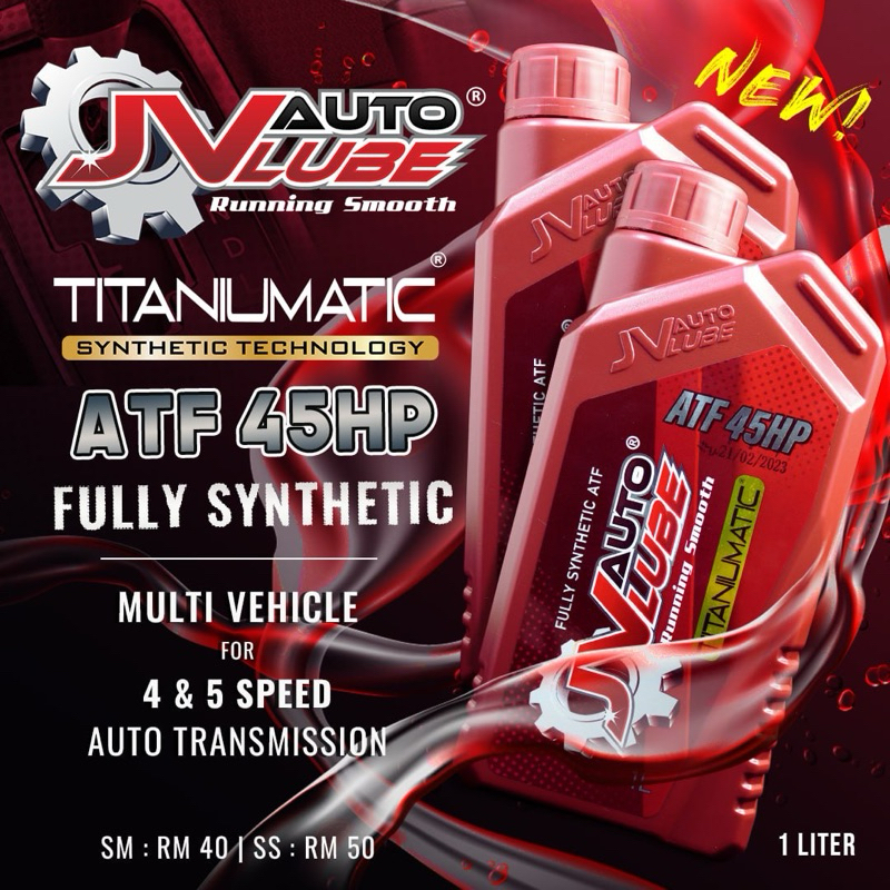 JV AUTO LUBE ATF 67WS/ATF45HP GEARBOX FLUID (1LITER) 20,000KM | Shopee Malaysia