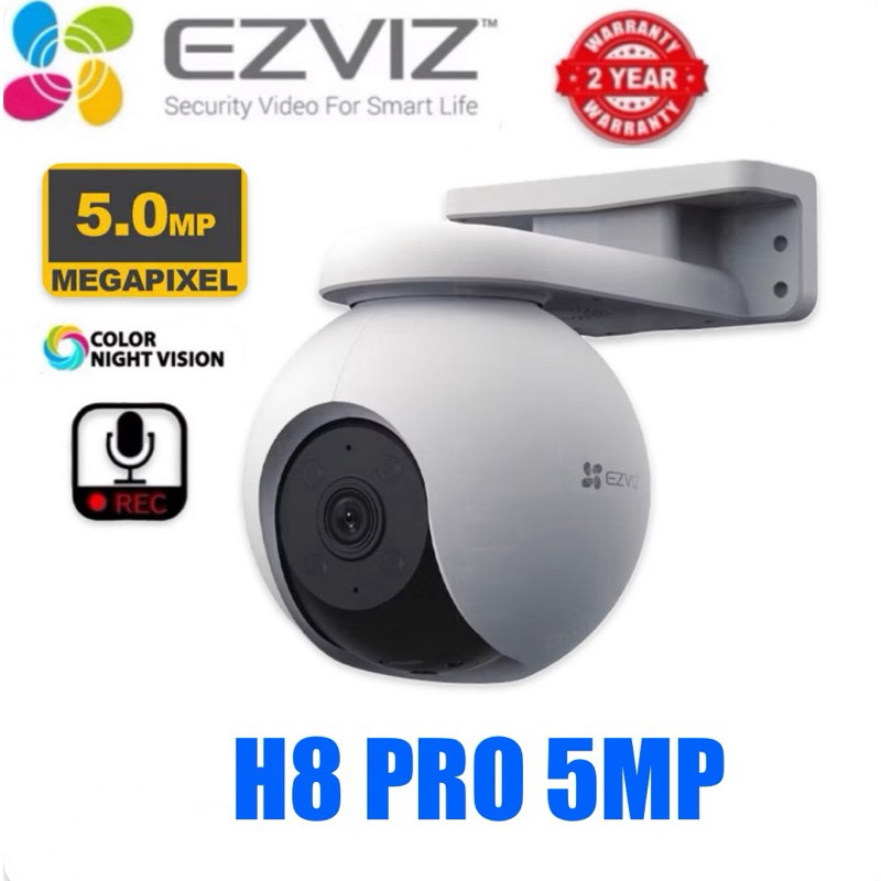 Ezviz H8 Pro 5MP 3K Wifi Camera Super Sharp Color Night Vision Two Way Talk Auto Tracking ...