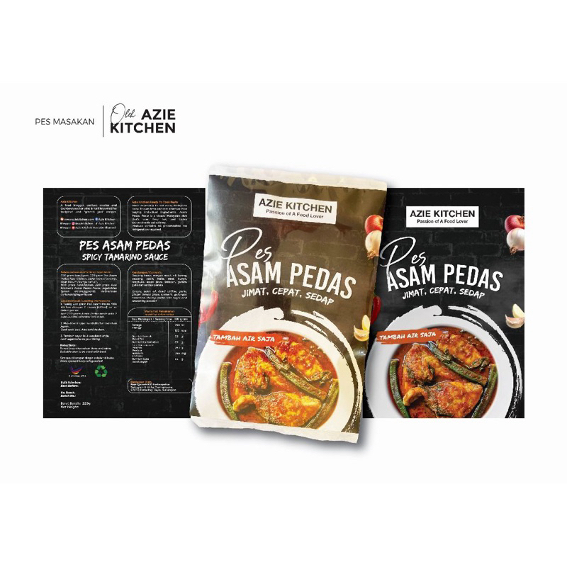 Pes Asam Pedas AZIE KITCHEN 220 gram | Shopee Malaysia