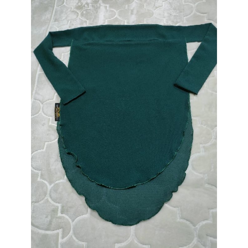 Niqab Emerald Green Niqab Ninja / V-shape /Niqab 2 Layer /Hidden Eyes ...