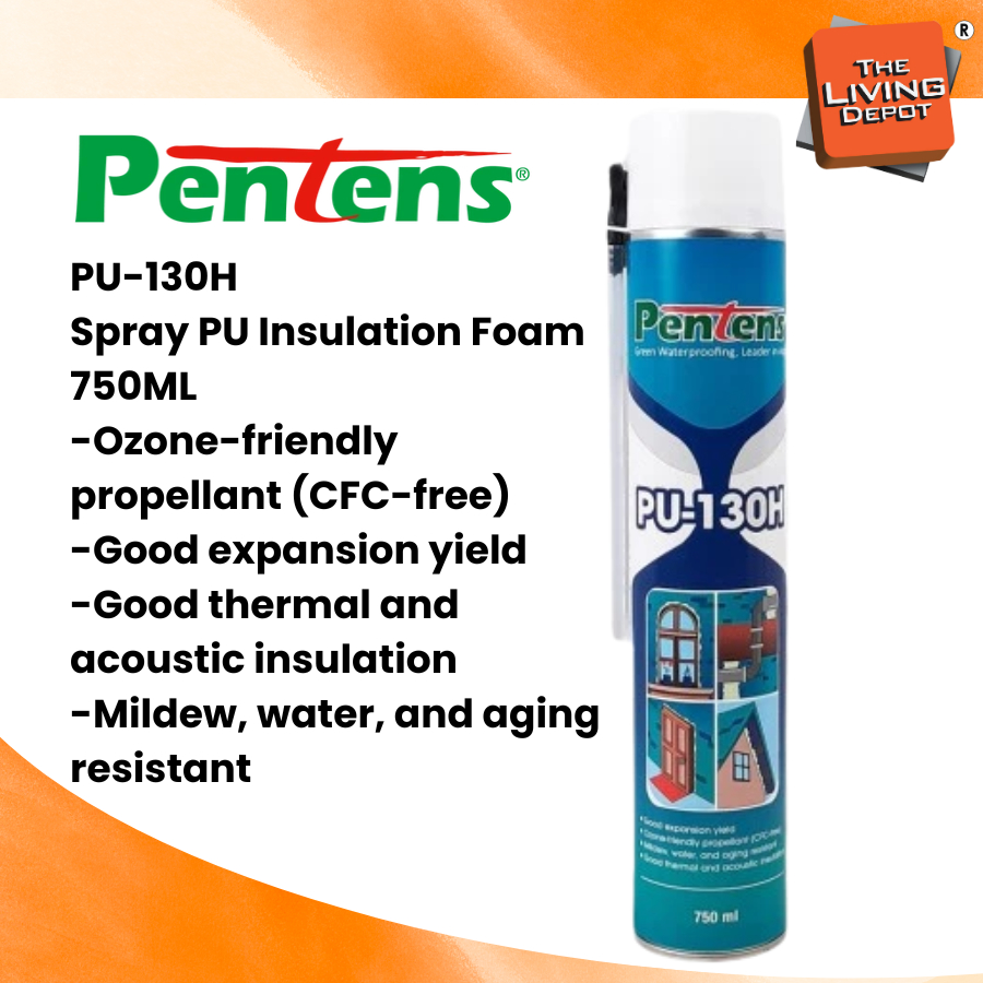 Pentens PU-130H Spray PU Insulation Foam 750ML | Shopee Malaysia