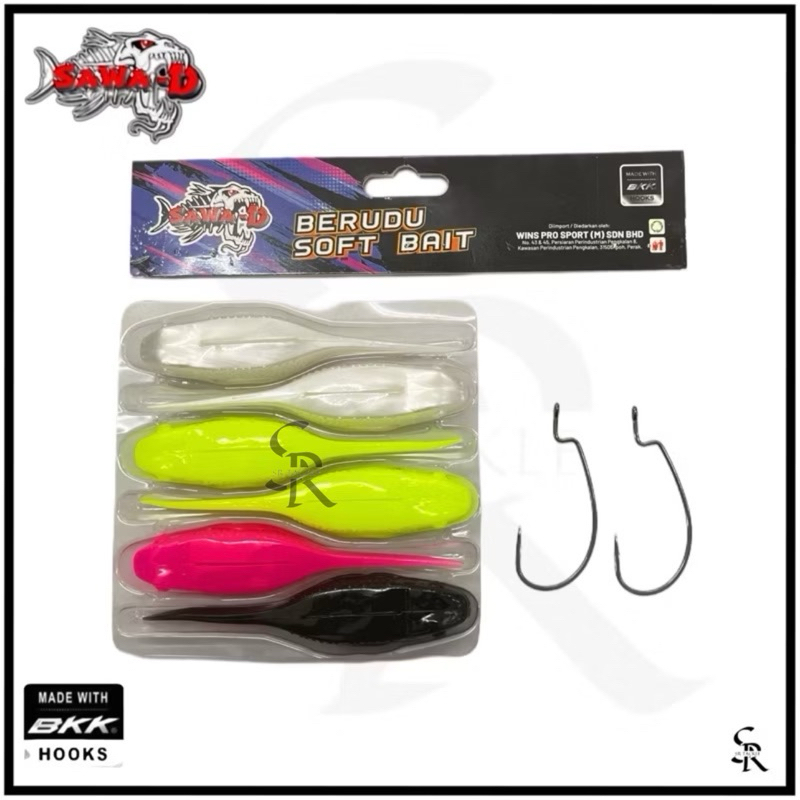 Sawa-D Berudu Soft Plastic 10cm 12g FREE HOOK Tadpole TPE Umpan Casting ...