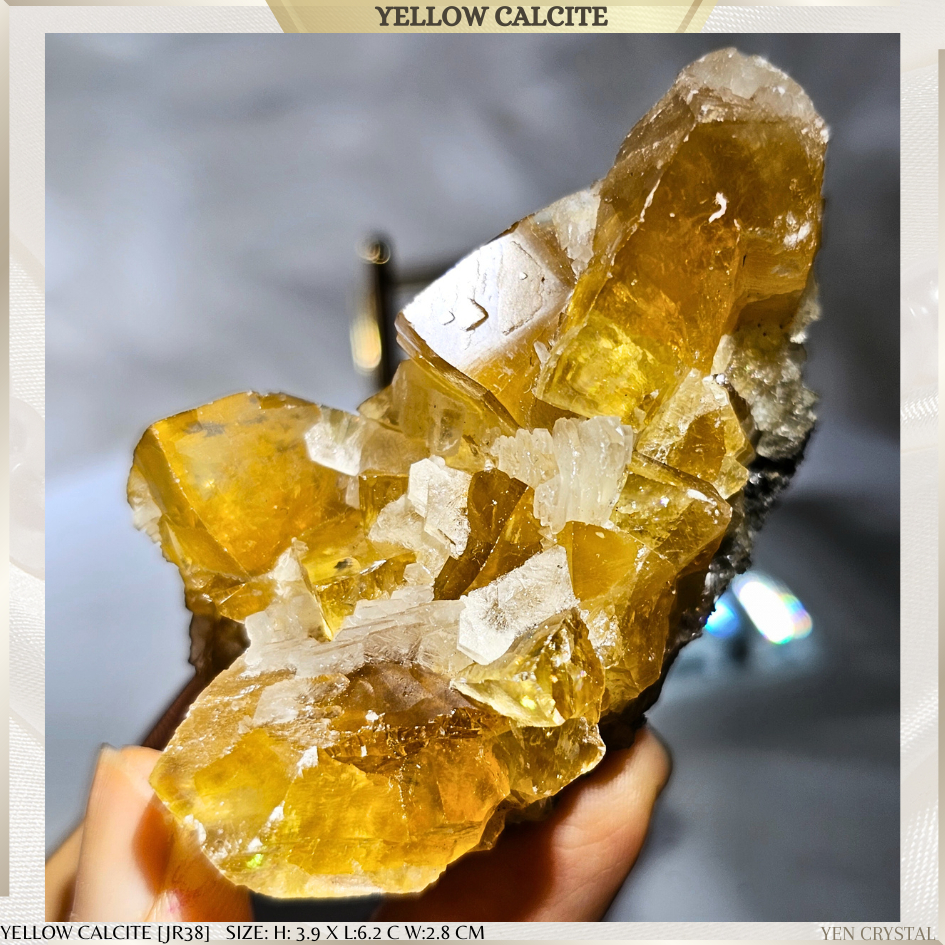 YELLOW CALCITE *PREMIUM GRADE*[JR38]MEXICO- Confidence, Abundance ...