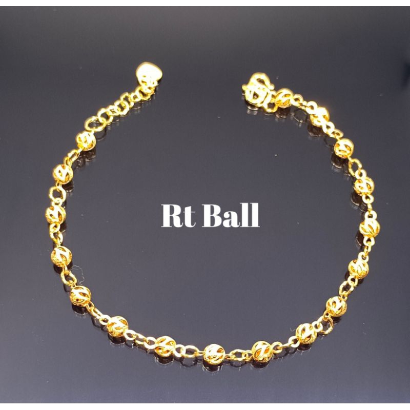 RANTAI TANGAN BEBOLA API EMAS TULEN 916 (PADU) | Shopee Malaysia