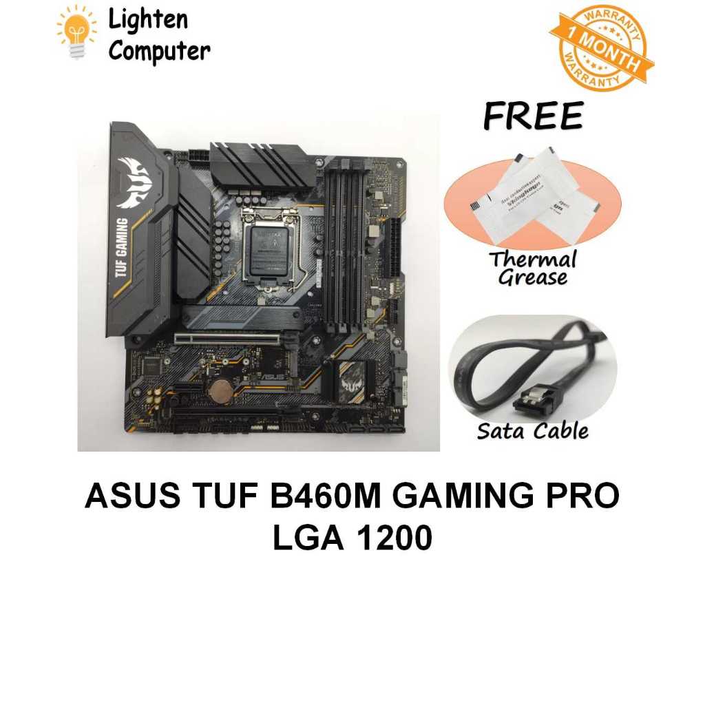 【USED】ASUS TUF B460M GAMING PRO Motherboard | B460 | LGA 1200 | 10th ...