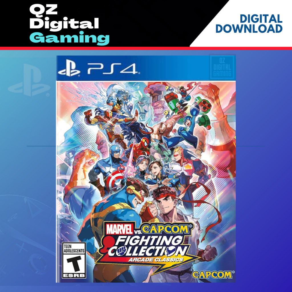 PS4 MARVEL vs CAPCOM Fighting Collection: Arcade Classics Full Game ...
