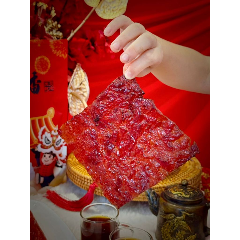 (CNY 2025) ZHENG CHAO XIANG BBQ Sliced Pork Bakkwa （正潮香切片猪肉干) 500gm ...
