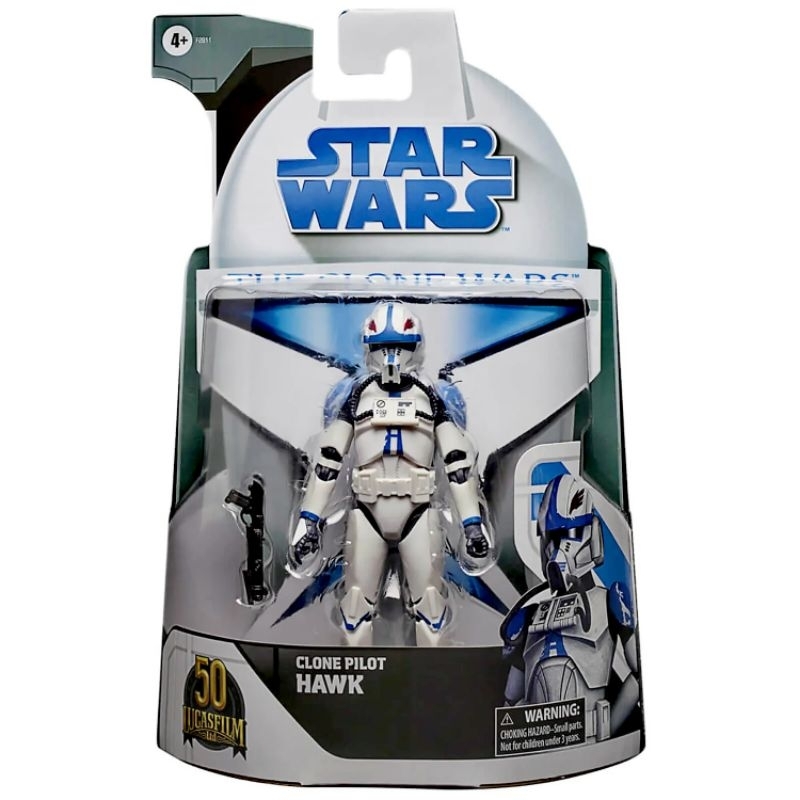 STAR WARS THE BLACK SERIES The Clone Wars - Clone Pilot Hawk 6-Inch ...