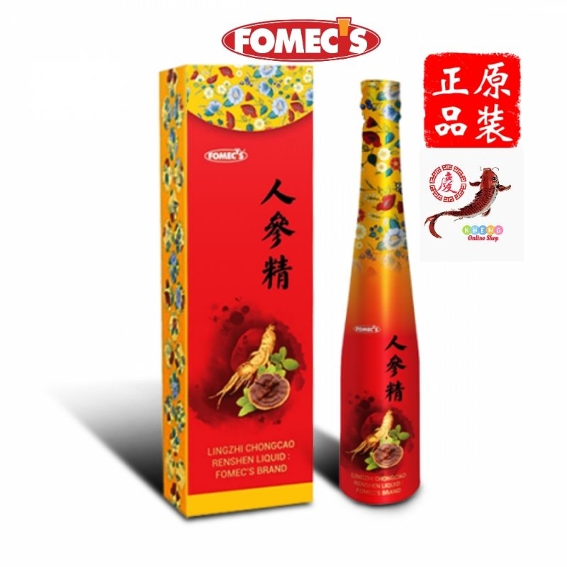 (FOMEC'S 正品) LINGZHI CHONGCAORENSHEN LIQUID丰美氏人参精. | Shopee Malaysia