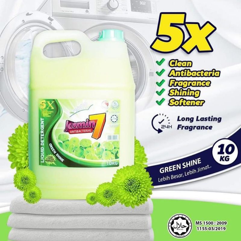 JASMIN 7 LIQUID DETERGENT 10LITER | Shopee Malaysia