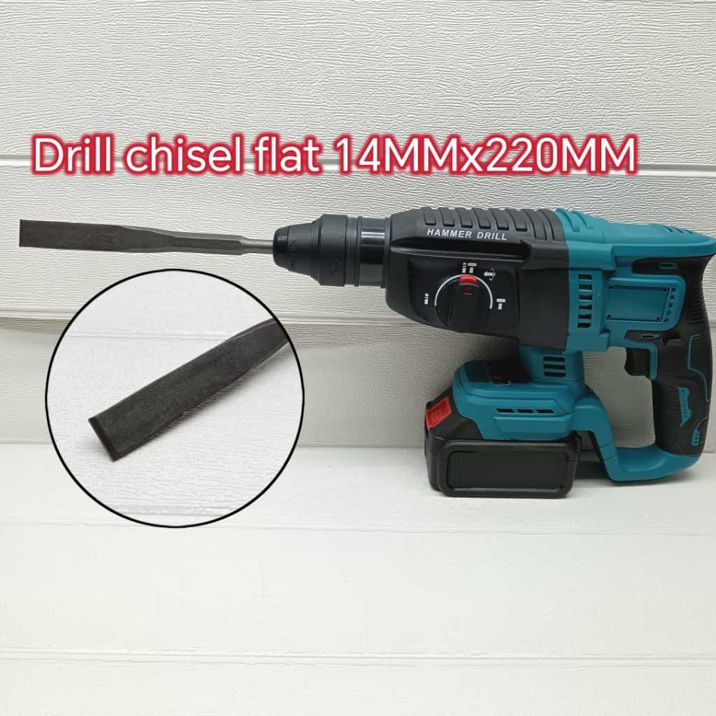 Drill chisel flat 14MMx220MM Electric Rotary Hammer concrete,stone ...