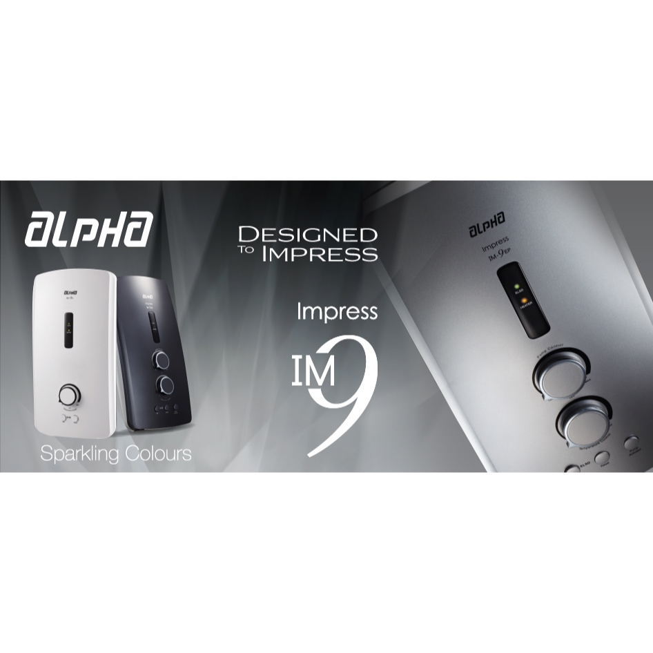 ALPHA IM9 Instant Water Heater Non Pump / DC pump | Shopee Malaysia