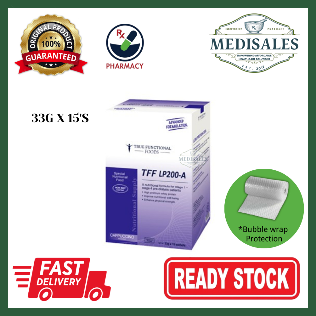 TRUE FUNCTIONAL FOODS TFF LP-200-A CAPPUCCINO 33G X15'S (EXP 10/2025) | Shopee Malaysia