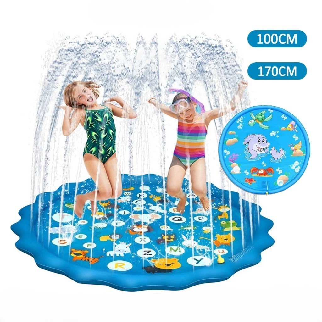 Baby & Kids Splash Pool Sprinkle Children Inflatable Water Spray Pad ...