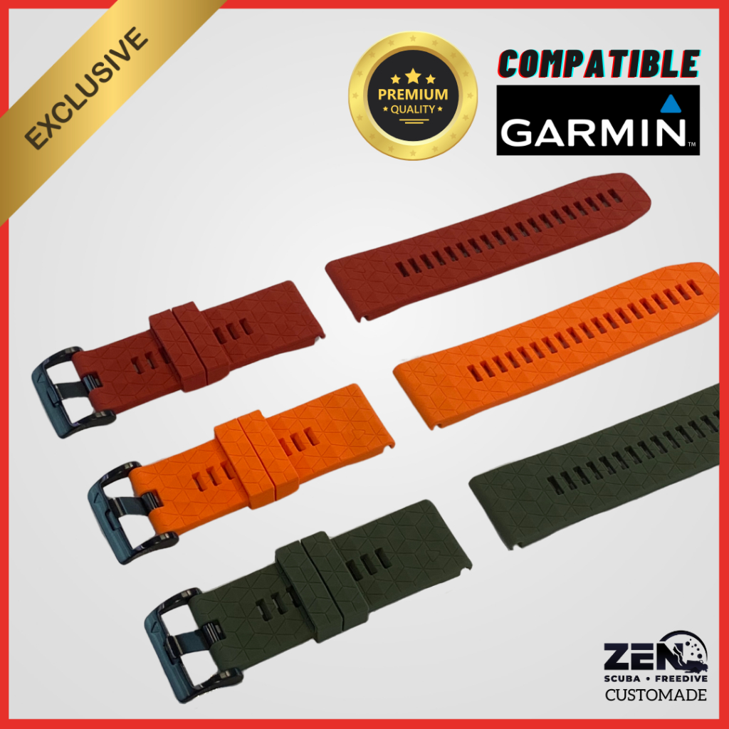 ZEN SCUBA Garmin Dive Computer Super Premium Strap for Descent G1/Mk2 ...