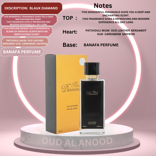 Black Diamond Perfume - Original Banafa Perfume / 100ml Unisex | Shopee ...
