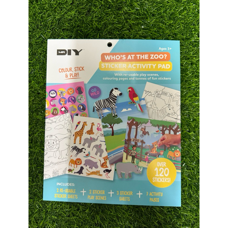 STICKER ACTIVITY PAD (ZOO) | Shopee Malaysia