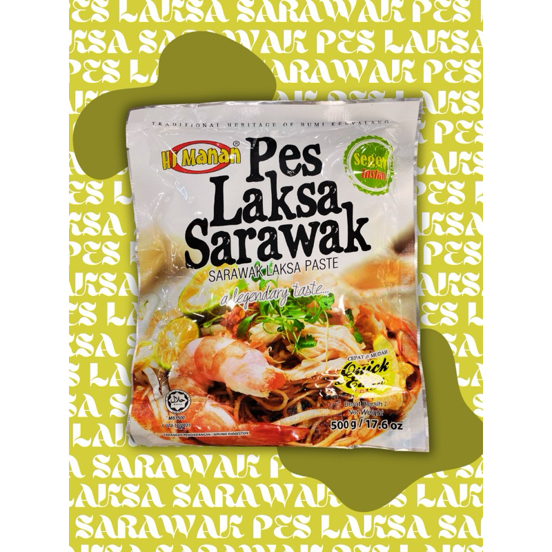 Perencah Laksa Sarawak Cap Haji Manan 500g | Shopee Malaysia