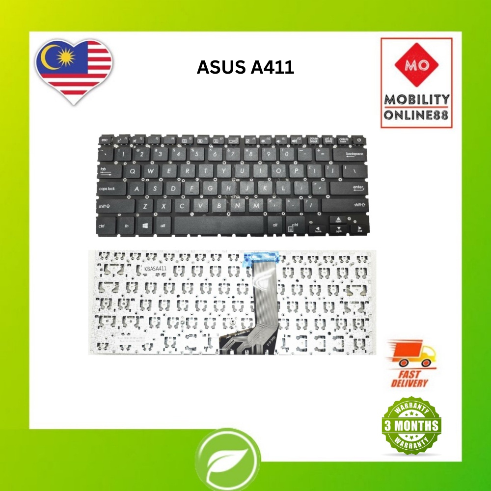 Asus A411 X411 X406 Laptop Keyboard | Shopee Malaysia