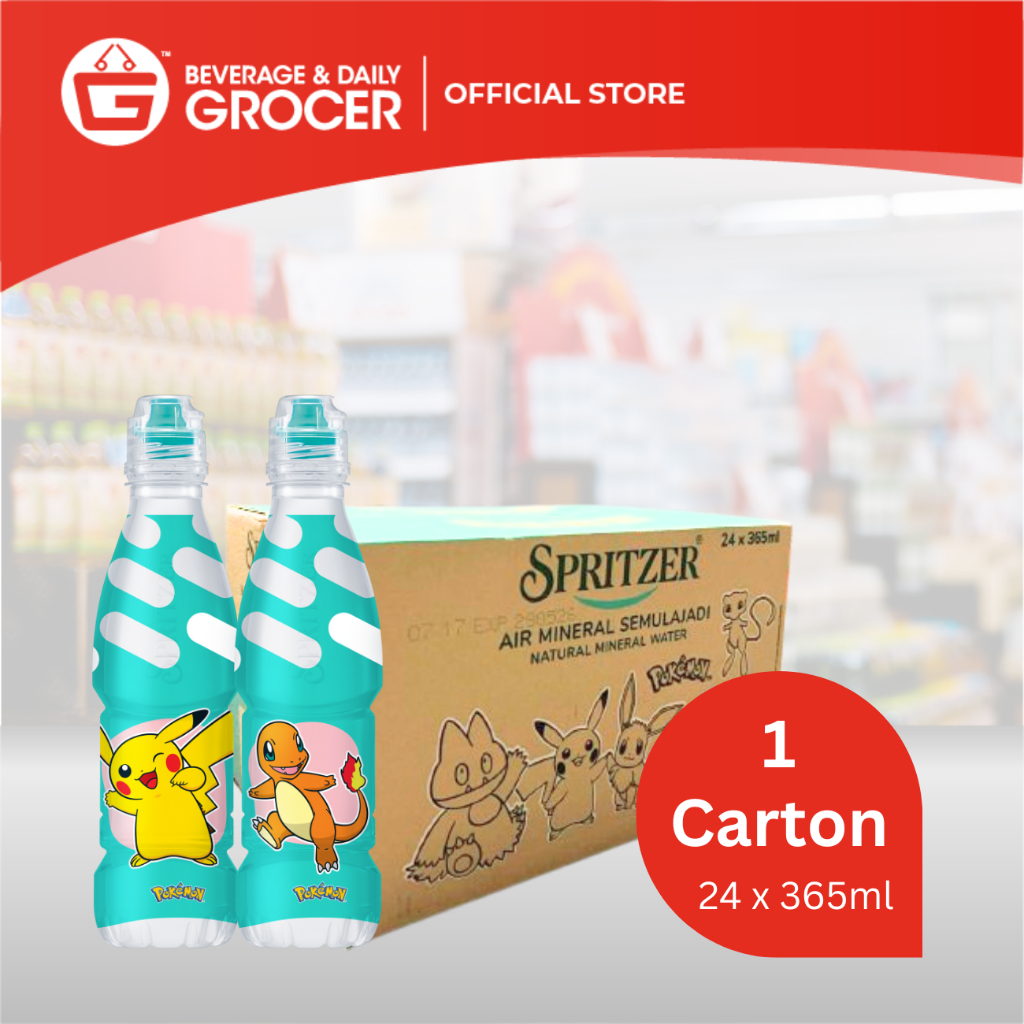 Spritzer Natural Mineral Water Kids Bottle 24x365ml 1 Carton | Shopee Malaysia