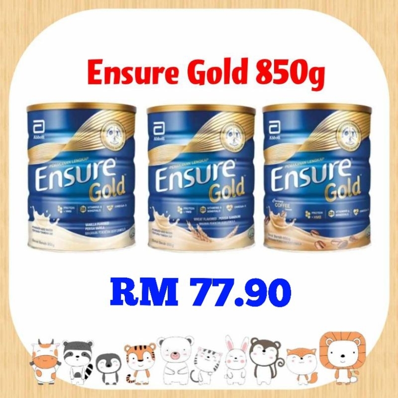 Ensure Gold Vanilla/ Wheat/ Coffee (400g/850g/2.4kg) | Shopee Malaysia